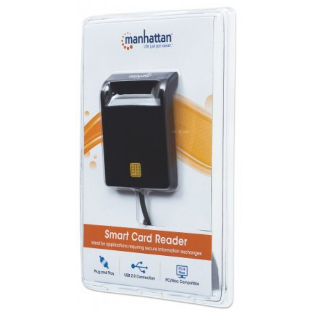 Manhattan Smart Card Reader USB 2.0 Black Retail box 102049 - Online ... Manhattan Smart Card Reader USB 2.0 Black Retail box 102049 - Online ...
