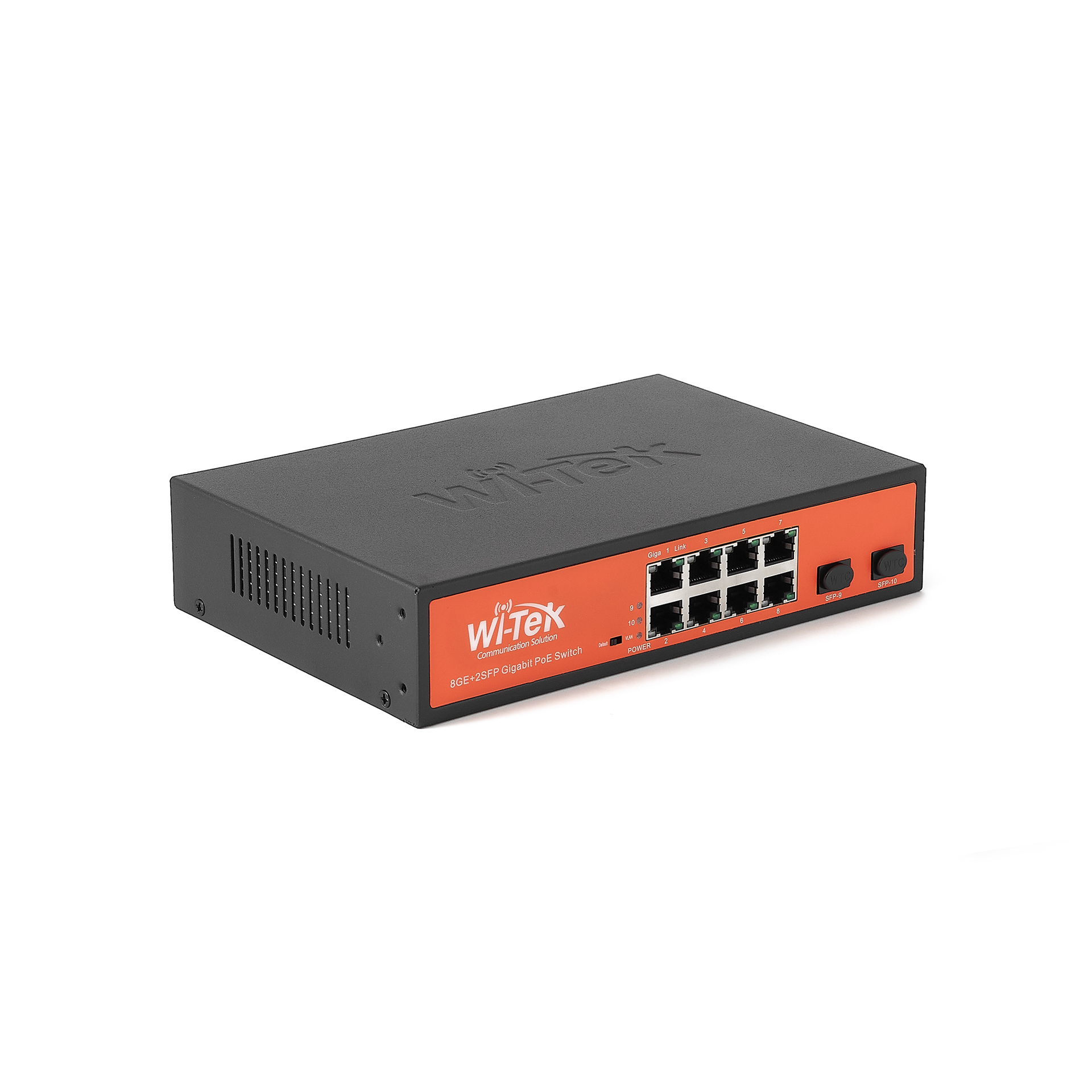 Wi-Tek WI-PS310GF 8GE+2SFP 48V Ports PoE Switch with 8-Port PoE ...