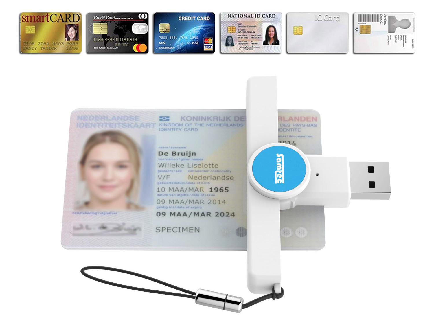 Samtec Smart Card Reader SMT-608 - Online prodaja računara, računarske ...