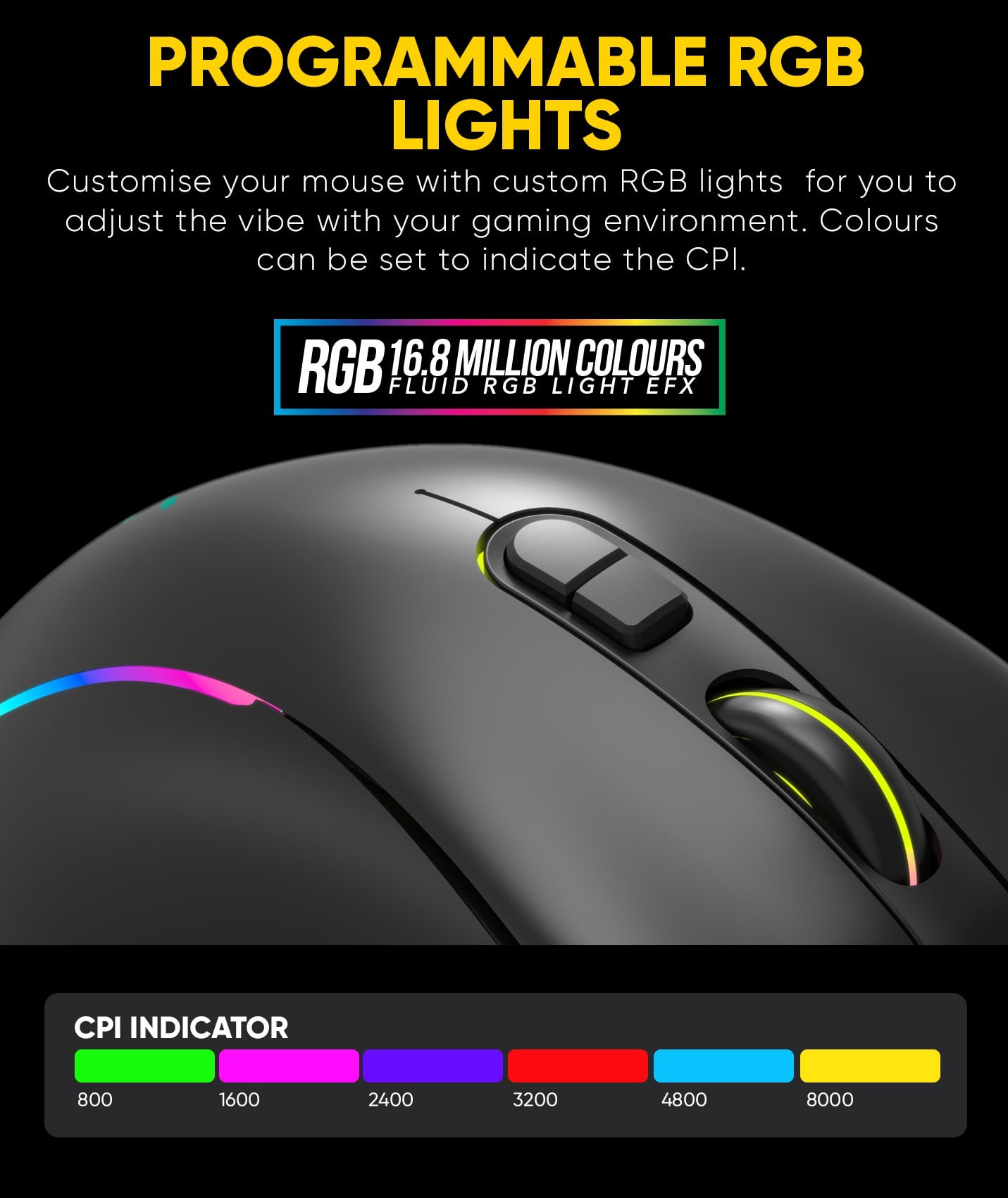 ARMAGGEDDON Raven V RGB Pro Gaming miš USB optički - Online prodaja ...