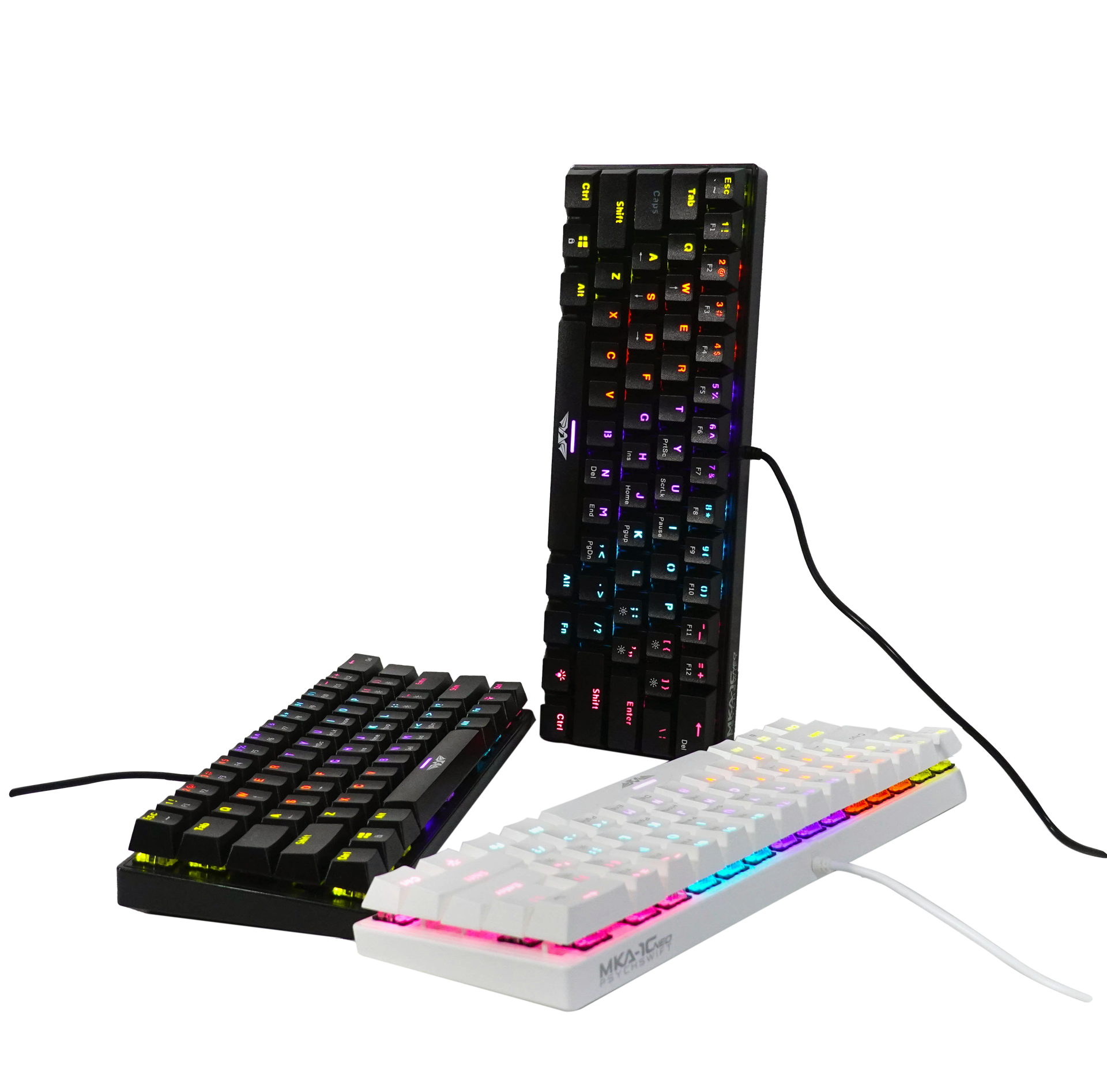 ARMAGGEDDON MKA-1C Neo Psychswift (Clicky) LED Backlight Mechanical ...