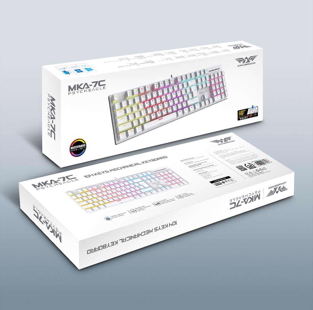 ARMAGGEDDON MKA-7C (2024) White Linear - Online prodaja računara ...