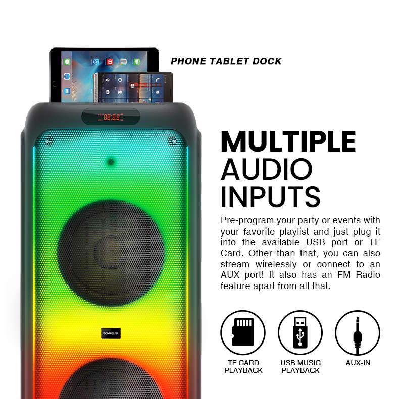 Sonicgear AudioX Pro 1200HD 110W RMS RGB Bluetooth - Online prodaja ...